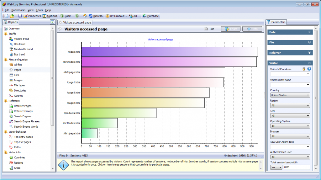 Web Log Storming 30 Released Web Log Storming Analyzer Software Blog